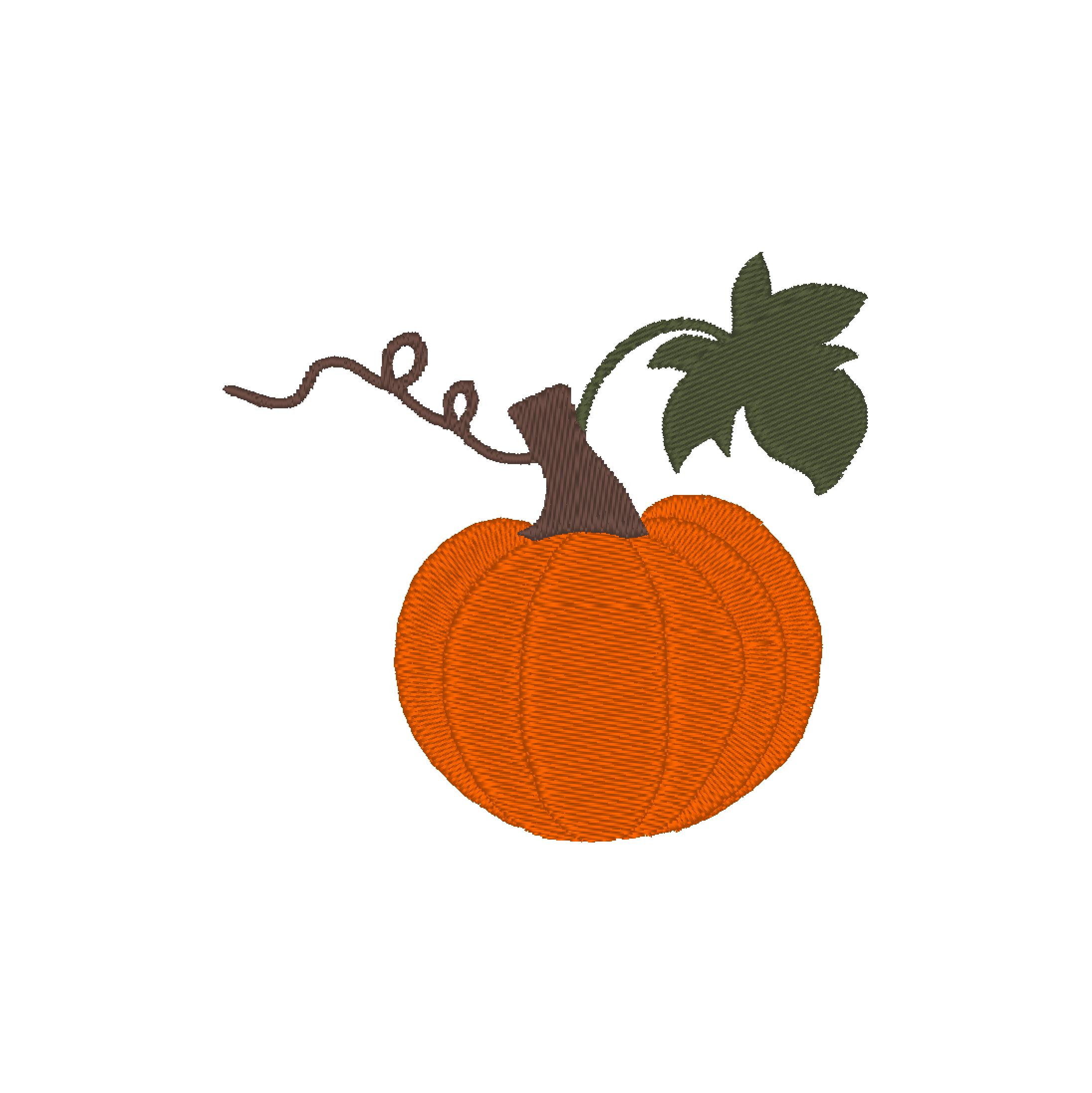 Pumpkin Embroidery Design – Autumn & Halloween – Photo Stitches