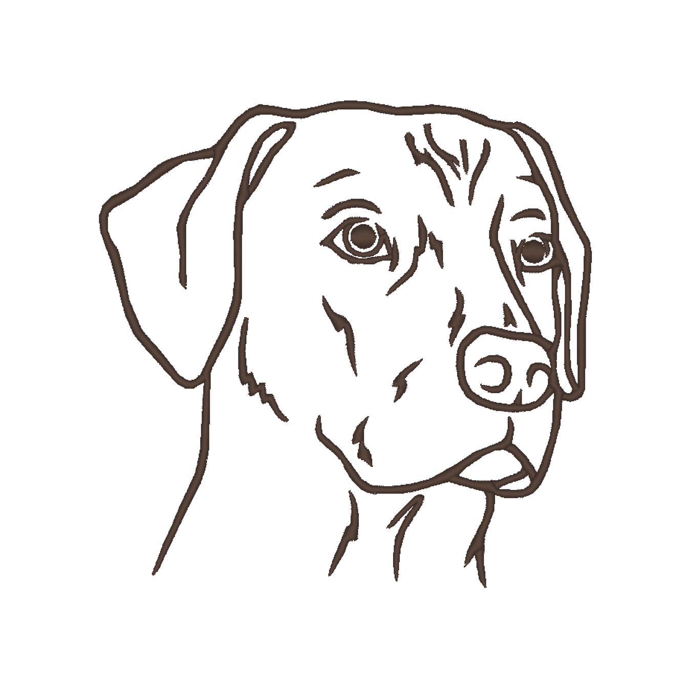 Rhodesian Ridgeback Embroidery Design – Dog Lovers – Machine Embroidery ...