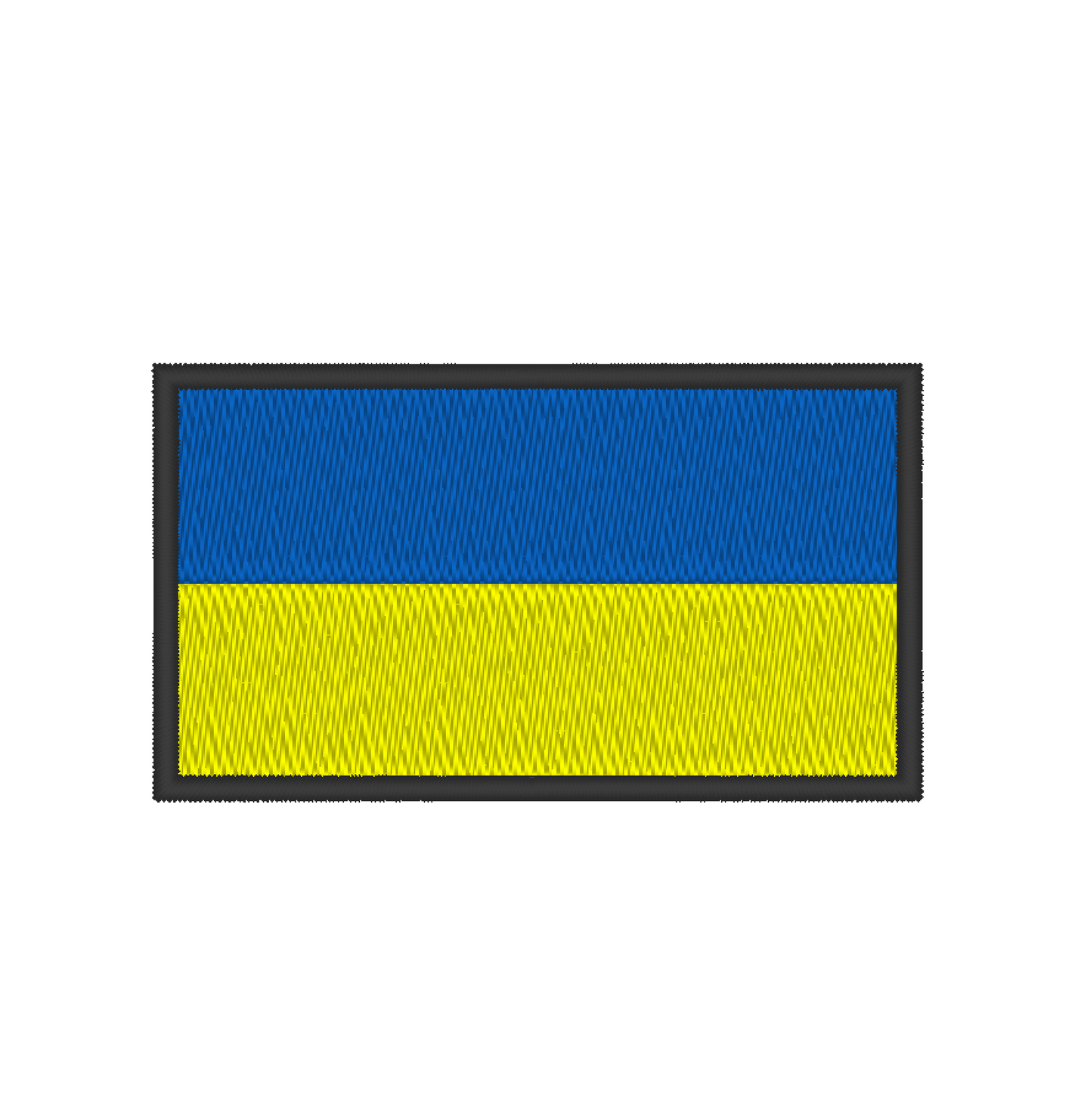 Ukraine Flag Patch Embroidery Design – Patriot Symbol