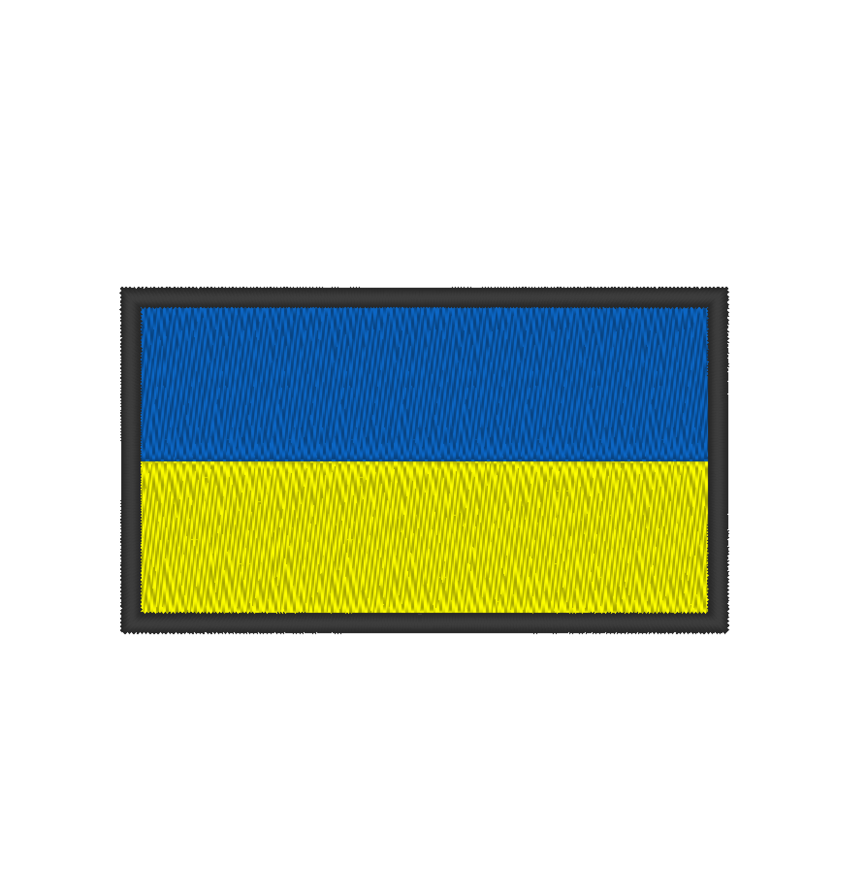 Ukraine Flag Patch Embroidery Design – Patriot Symbol – Photo Stitches